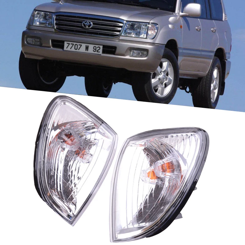 Car Left Right Clear LENS Amber Light Front Turn Signal Light Corner ...