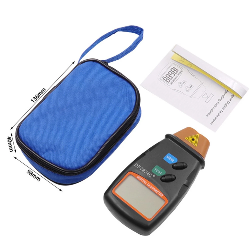 20pcs Non contact Tachometer L aser Tachometer Gear Tachometer Dt 2234c ...