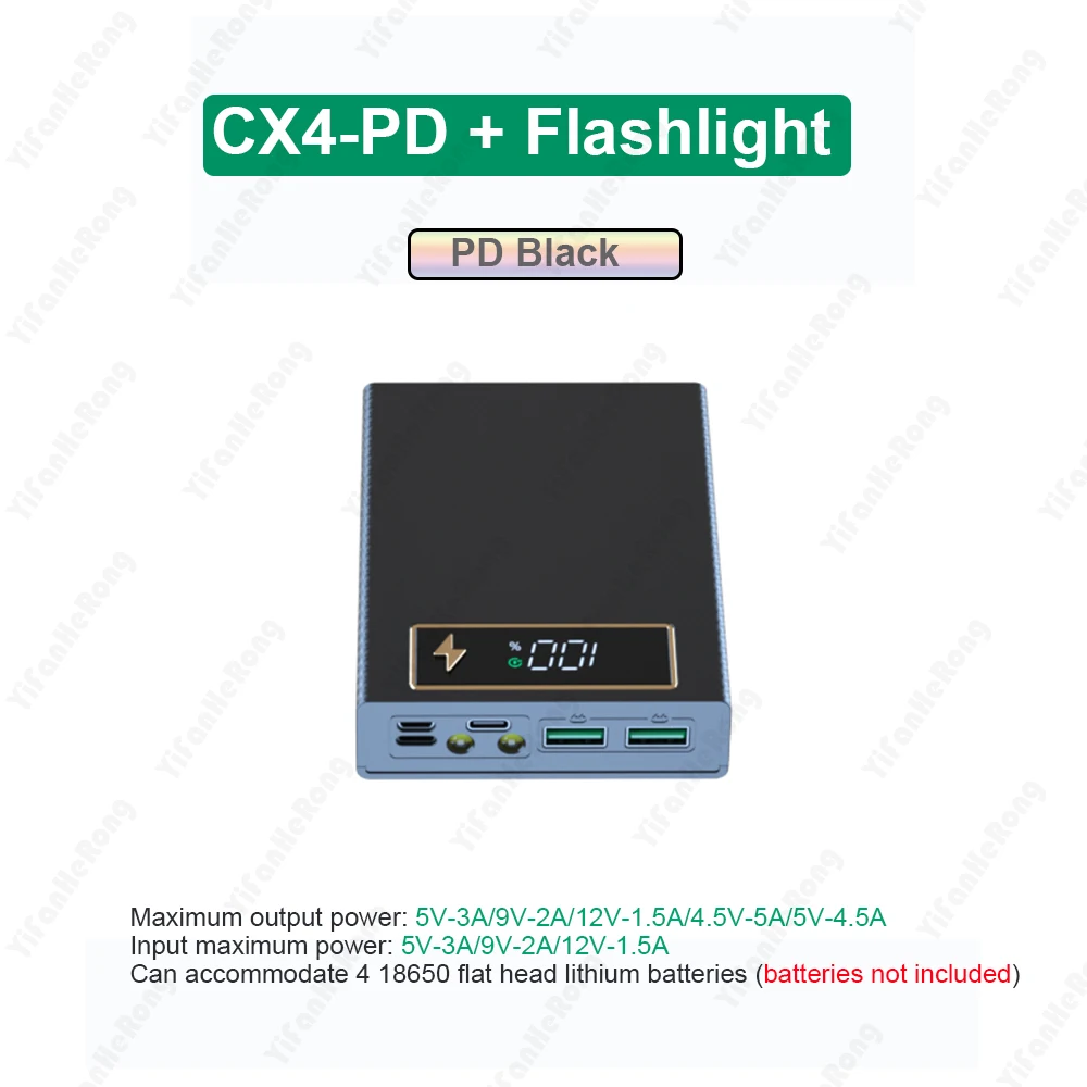 4-6-8x18650-Battery-Charger-Box-Power-Bank-Holder-DIY-Shell-Case-Dual ...