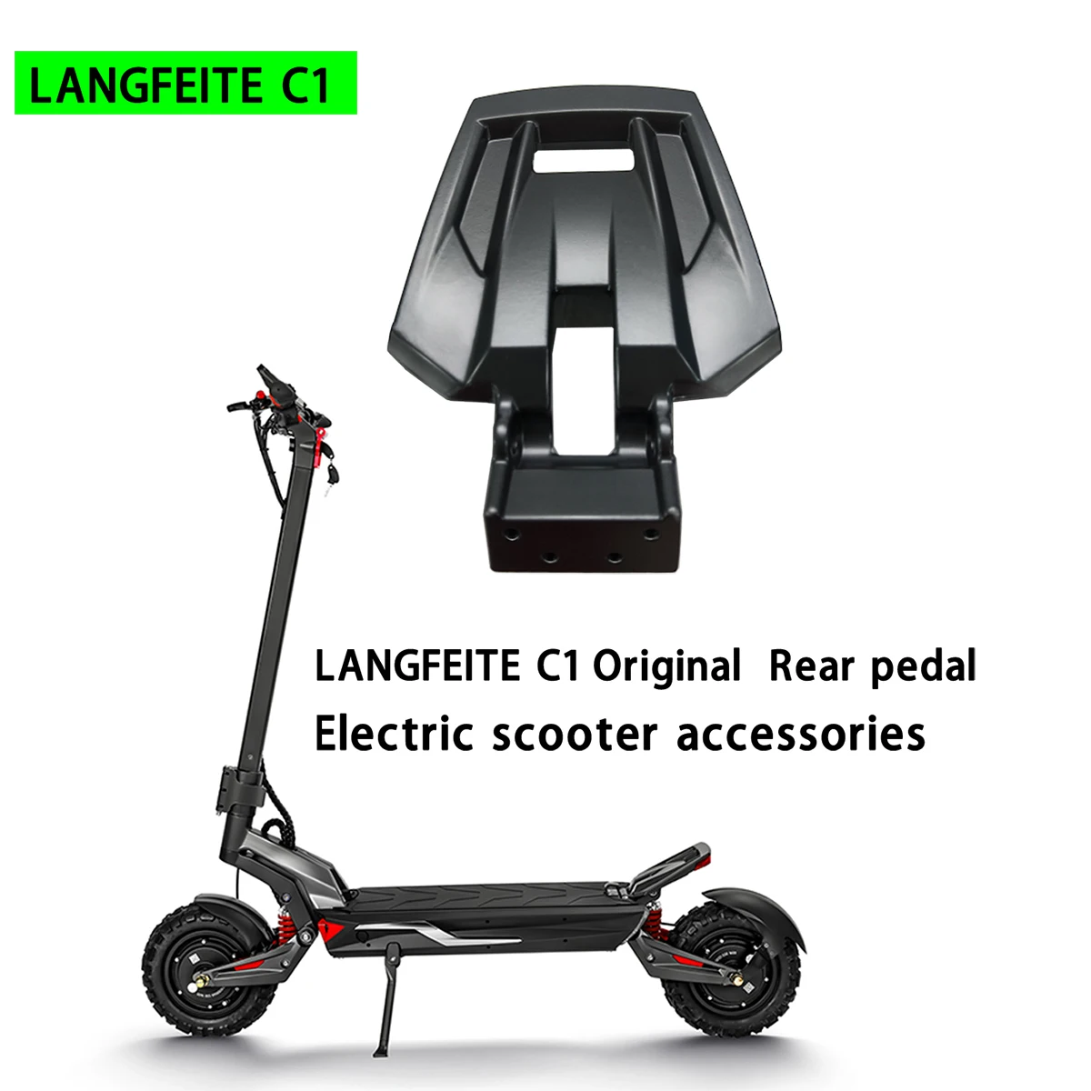 LANGFEITE-Original-Electric-Scooters-Rear-Foot-Rest-Rear-Bracket ...