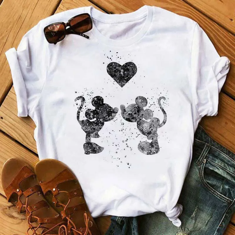 Mickey Minnie Mouse Shirt Woman | Minnie Mouse Clothes Shirts - Cute ...