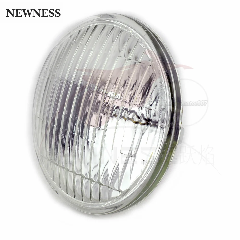 4.5" Sealed Beam Lamp Glass Lens Motorcycle Retro Old School Headlight ...