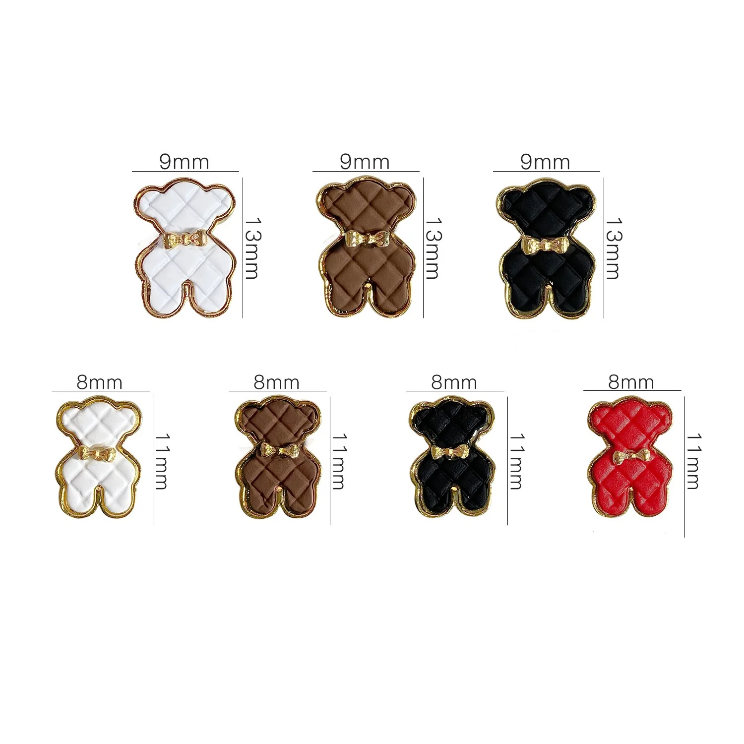 20-Bow-metal-Nail-Charm-Parts-3D-Rhinestone-Nail-Art-Decoration ...