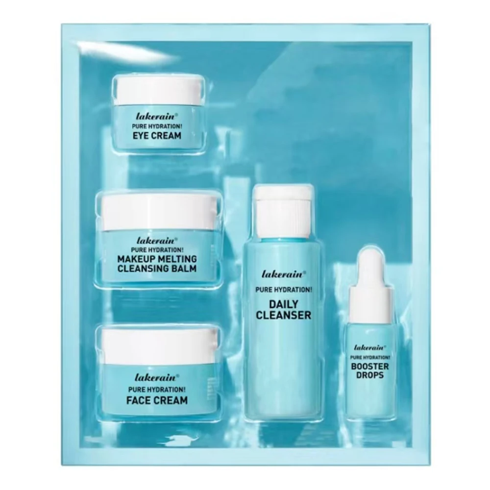Skincare Mini Kit Cleanser Makeup Remover Moisturiser & Eye Cream For ...