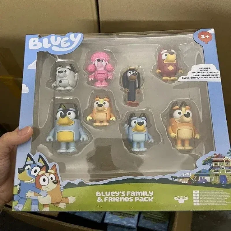 Bluey-Pet-Dog-Joint-movible-Bingo-Model-Toy-Car-Desktop-Decorations-6 ...