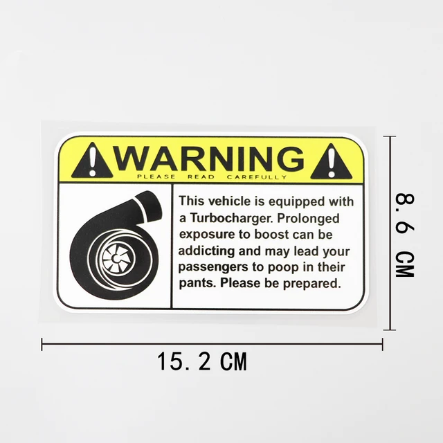 Funny Turbo Decals