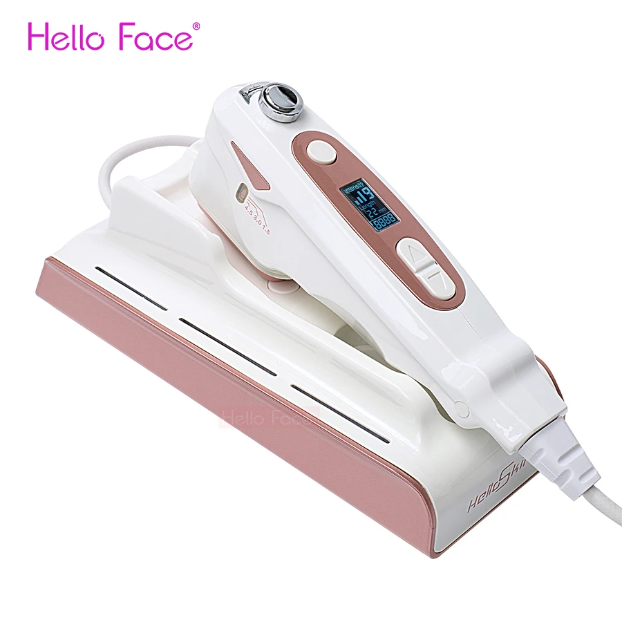 Hello Skin Hifu 미용 기계, 안티 에이징 주름, 얼굴 기계, 피부 강화, 얼굴 리프팅 도구, 초음파 퍼밍 기기 ...