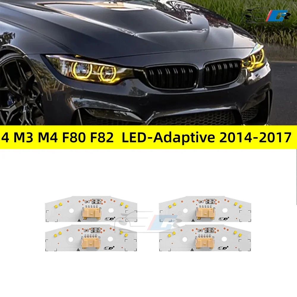 M3 F80 M4 F82 Yellow DRL Modules for 2014-2017 F36 F32 F33 LCI 430i ...