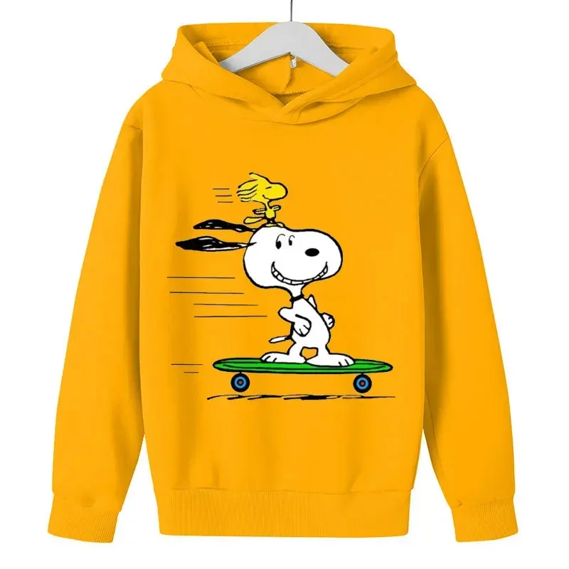 Sudadera con capucha para niños y niñas, de Snoopy, de dibujos animados ...