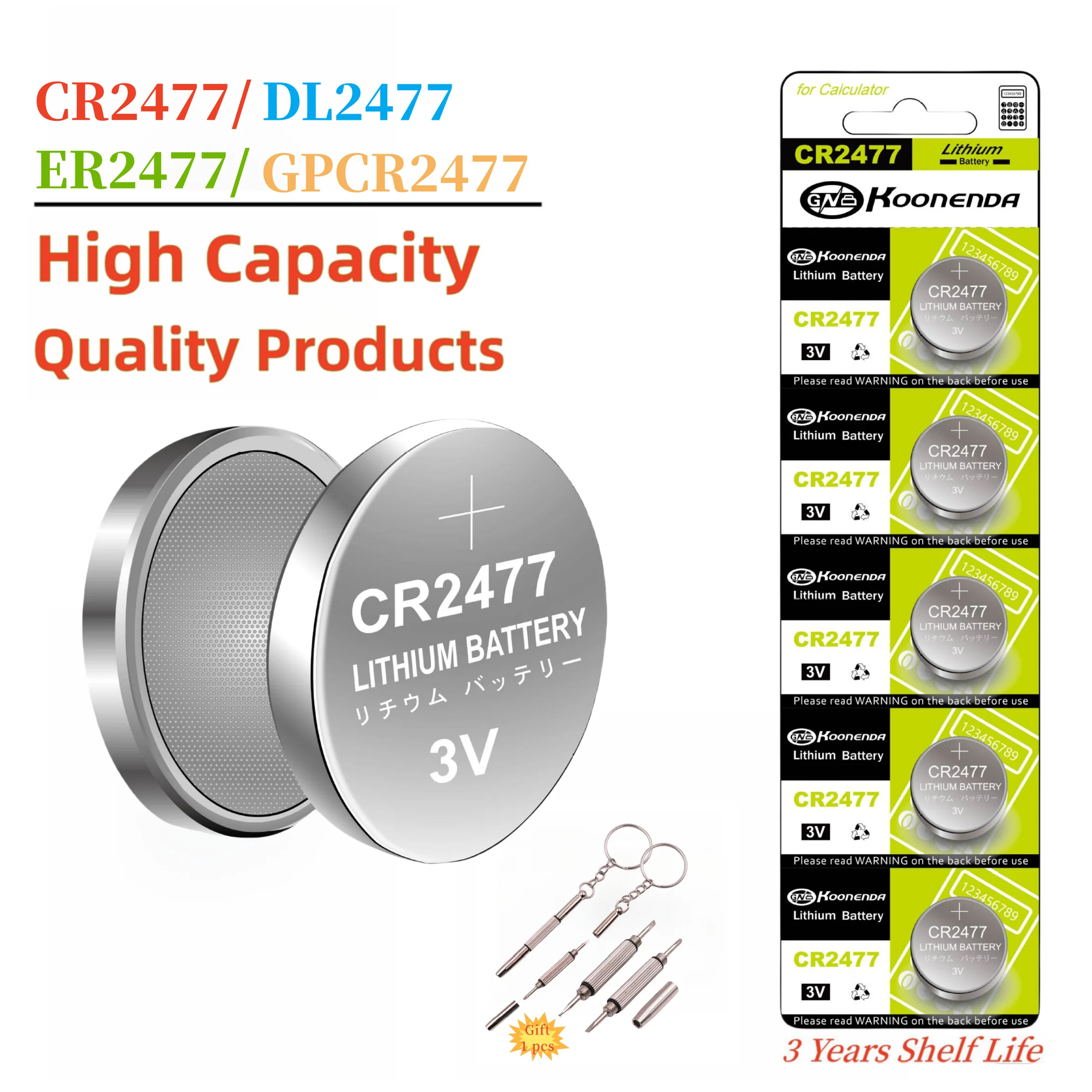 High-Capacity-2-20pcs-CR2477-Button-Cell-Battery-2477-Watch-Batteries ...