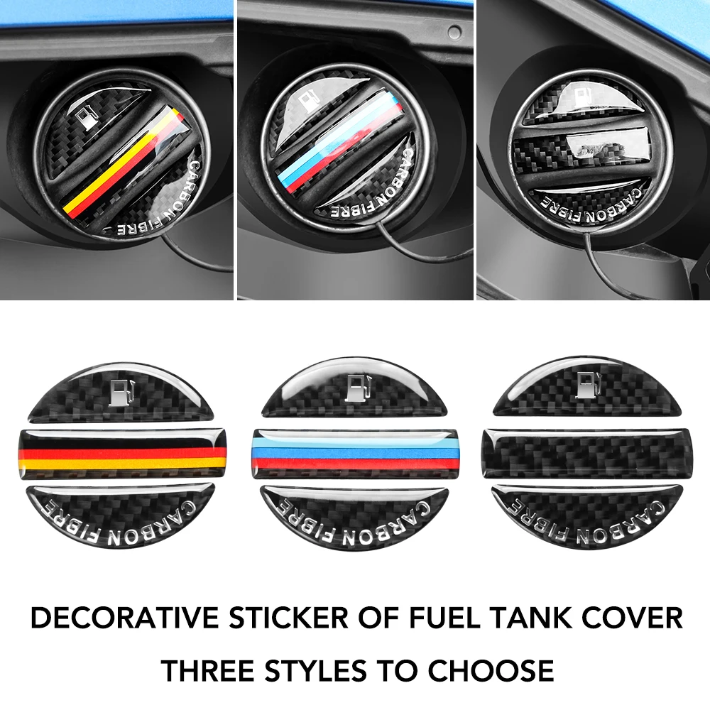 Carbon-Fiber-Fuel-Tank-Cap-Cover-Decorative-Stickers-for-Ford-Focus ...