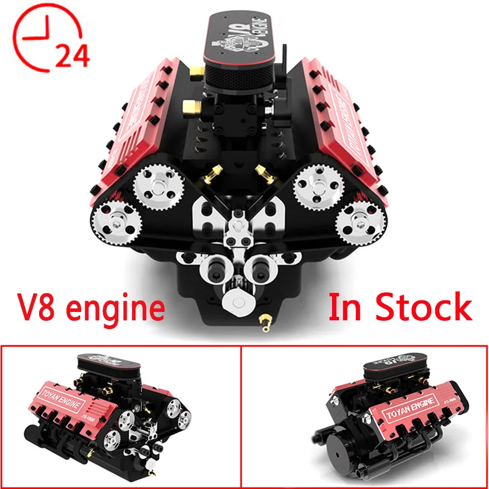 V8 Engine Model Kit Works | V8 Engine Model Building Kit | Make ...