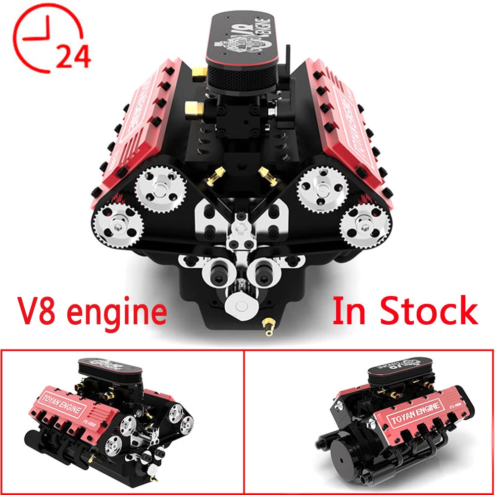 V8 Engine Model Kit Works | V8 Engine Model Building Kit | Make ...