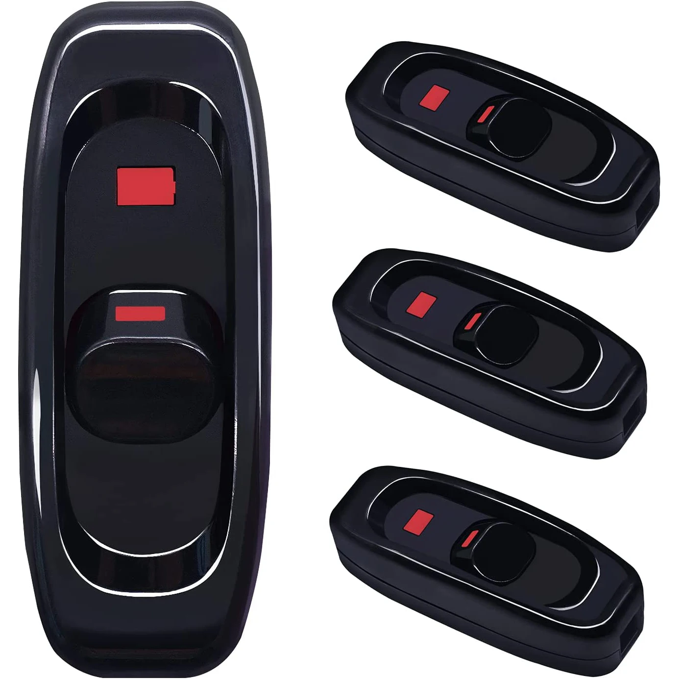 4PCS-Appliance-Inline-Cord-Switch-Black-white-AC-250V-10A-Heavy-Duty ...