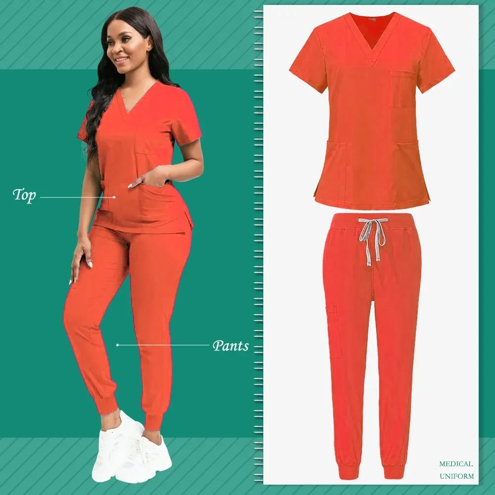 Uniformes-m-dicos-multicolores-Unisex-conjunto-de-enfermera-quir-rgica ...