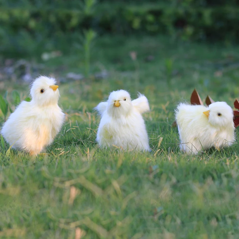 Realistic-Chick-Decoration-Animal-Doll-Simulation-Chick-For-Children ...