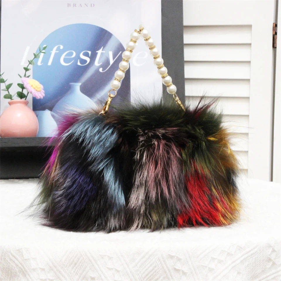Winter For Fur Bag Women's Bag Fashion Handbag Women Ladies Bags Purses ...
