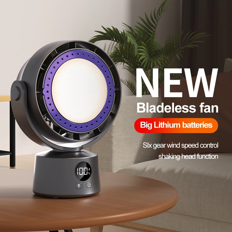 Portable-Electric-Fan-USB-Rechargeable-Power-Display-Desktop-Circulator ...