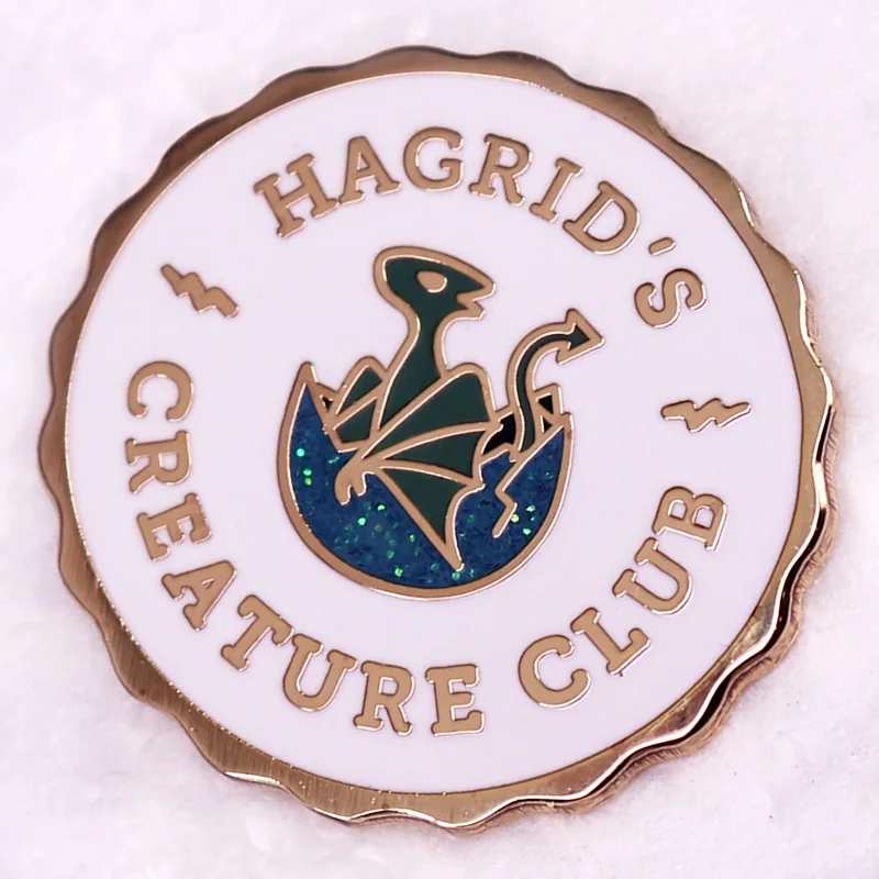 Hagrid-s-Creature-Club-lapel-pin-HPotter-Inspired-Enamel-Pin-Badge ...