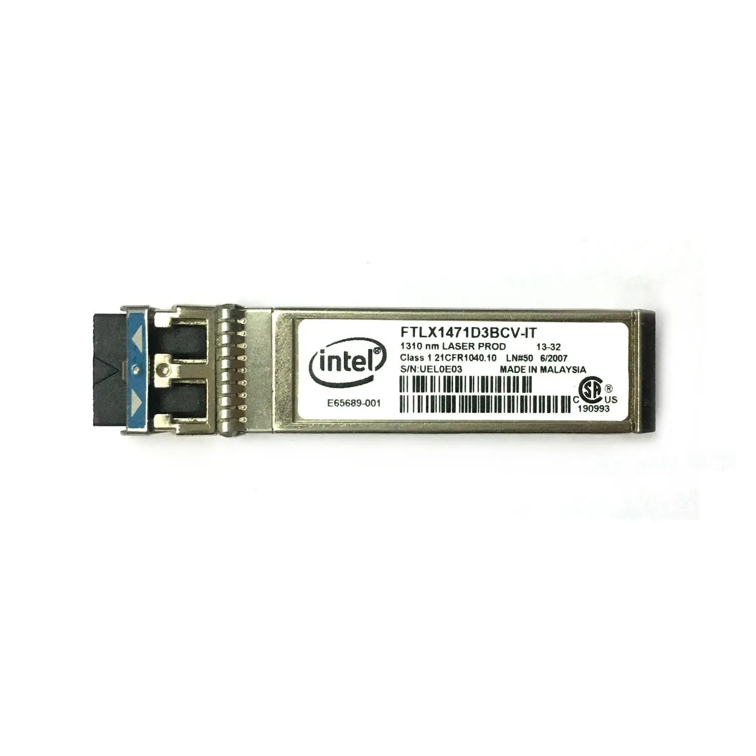 Intel-E10GSFPLR-FTLX1471D3BCV-IT-Ethernet-SFP-SM-Transceiver-For-X520 ...