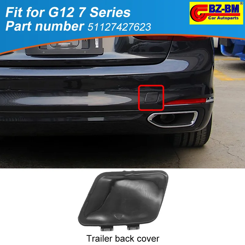 Front Rear Bumper Trailer Tow Eye Hook Cap Cover For bmw G12 G11 7 ...