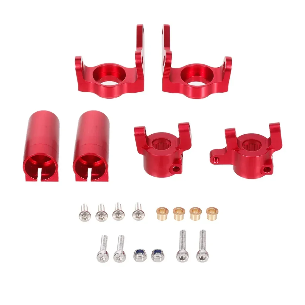Metal-Front-Steering-Knuckles-C-Hub-Carrier-Rear-Axle-Lock-Out-Set-for ...