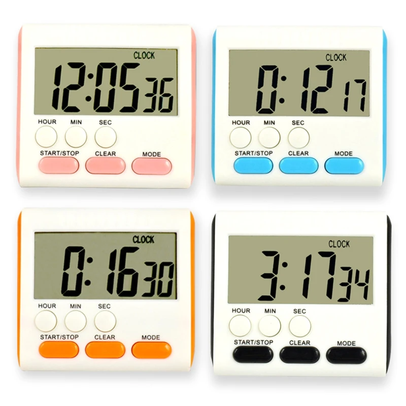 Digital-Timer-for-Teacher-Small-Timers-for-Kids-Magnet-Back-Big-LCD ...