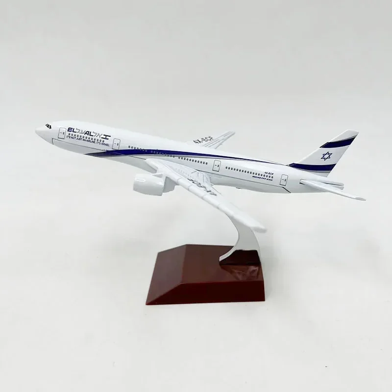 16CM-Diecast-1-400-Scale-B777-El-Al-Air-Airlines-Metal-Alloy-Aircraft ...