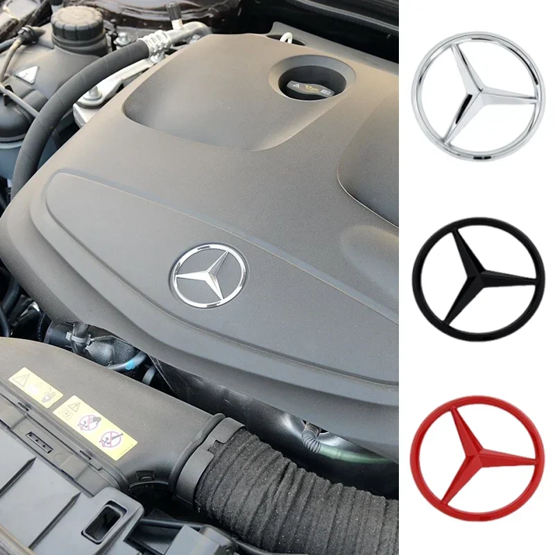 Car Engine logo Hood hood tag Engine Badge For Mercedes W204 W205 W212 ...