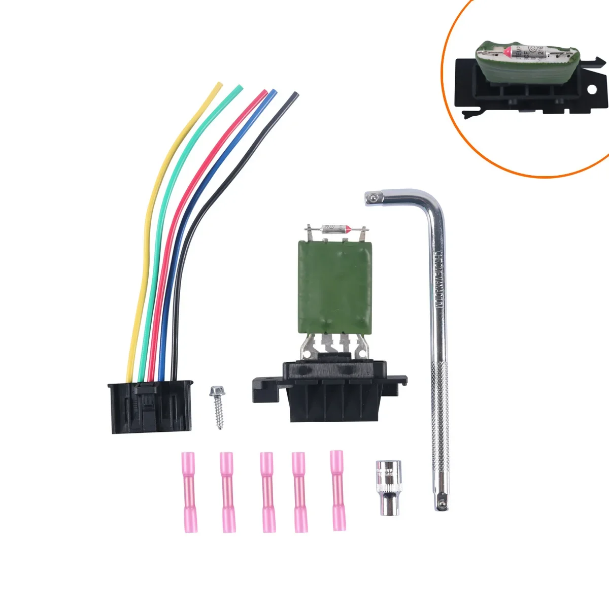 FOR-FIAT-GRANDE-PUNTO-HEATER-RESISTER-WIRING-LOOM-REPAIR-PLUG-RESISTOR ...