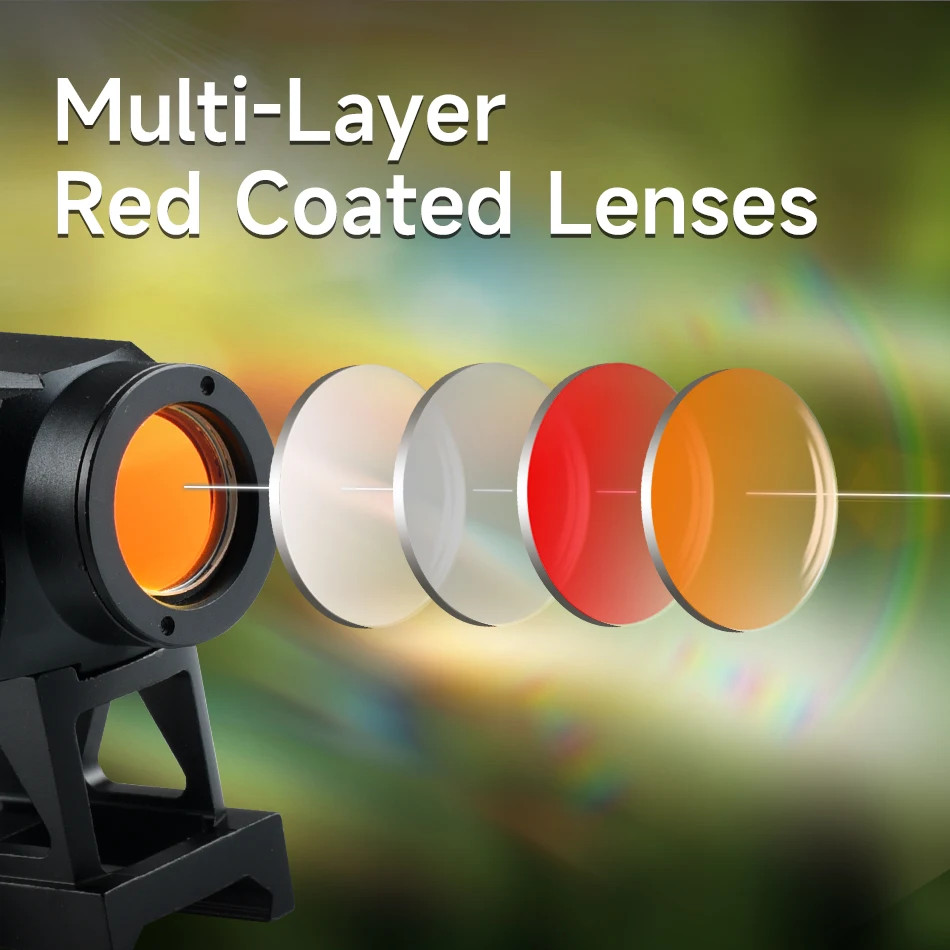 Red Dot Sight Scope QD Picatinny Riser Mount Dot Scope Red Sight QD ...