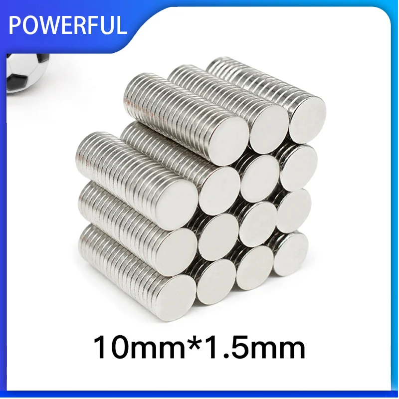 20-500PCS-10x1-5-Small-Round-Rare-Earth-Magnets-Magnet-10mm-x-1-5mm-N35 ...
