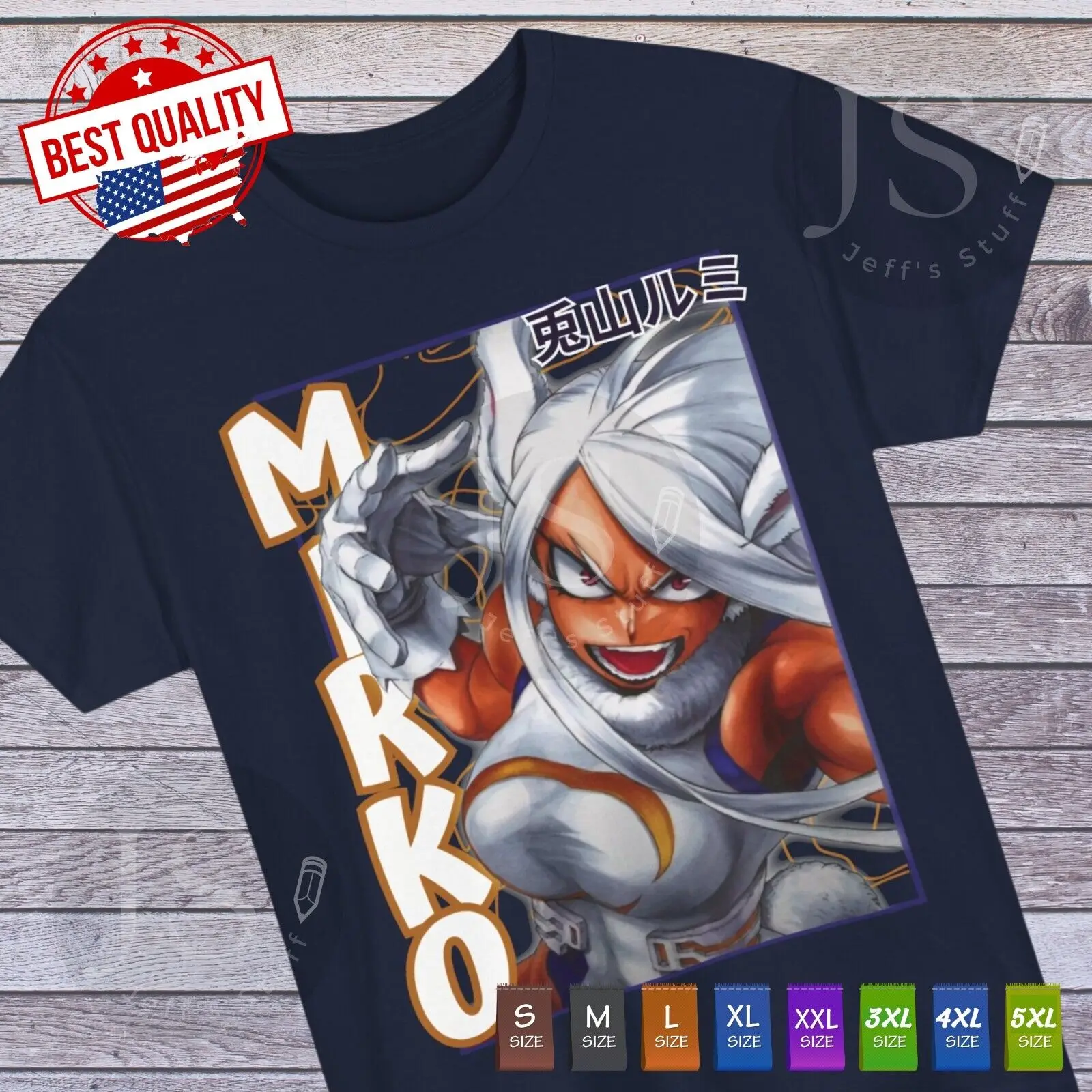 Mirko-Camiseta-de-Manga-de-Anime-Waifu-Cosplay-japon-s-Camiseta-de ...