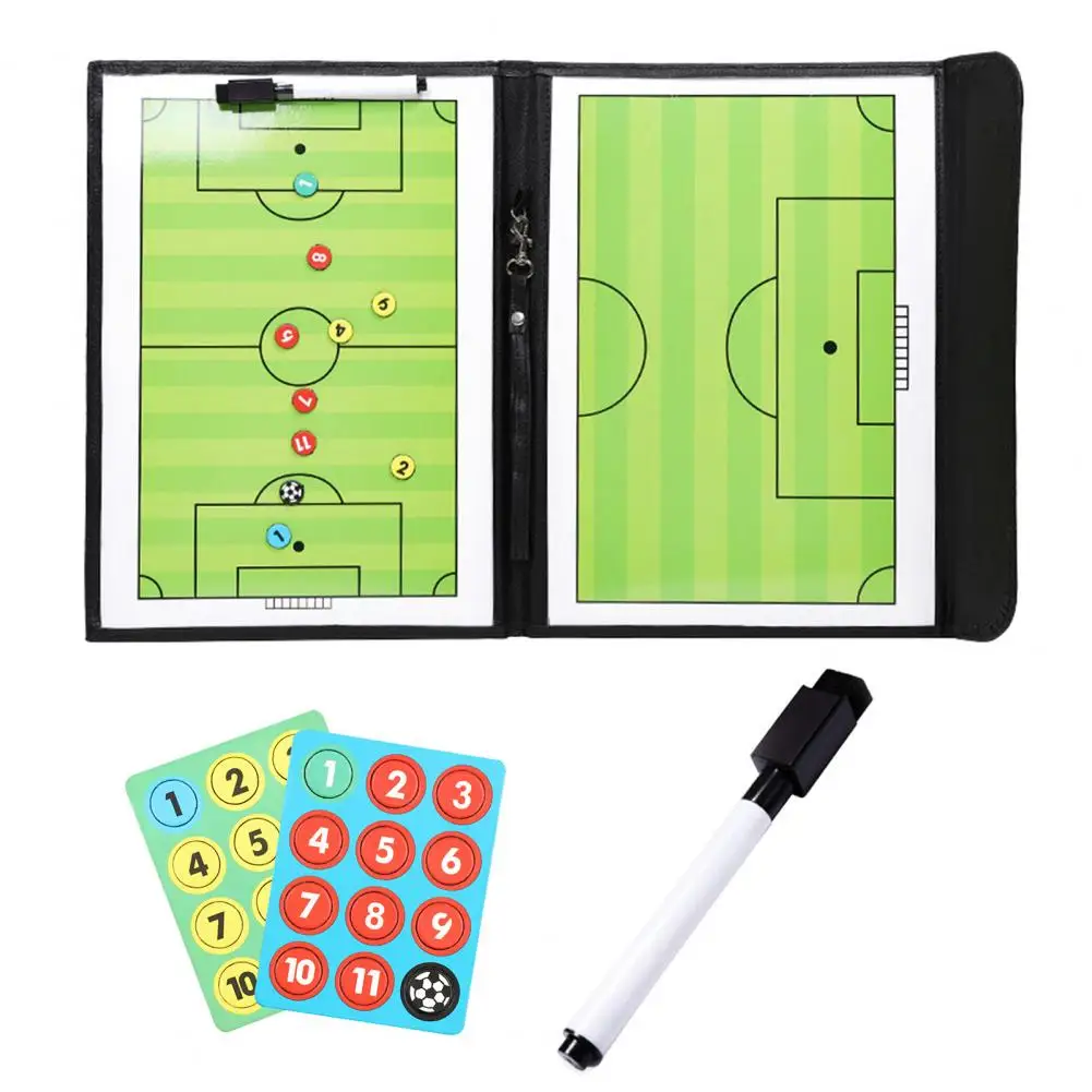 Board-with-Lanyard-Tactic-Board-Faux-Leather-Sample-Convenient-Soccer ...