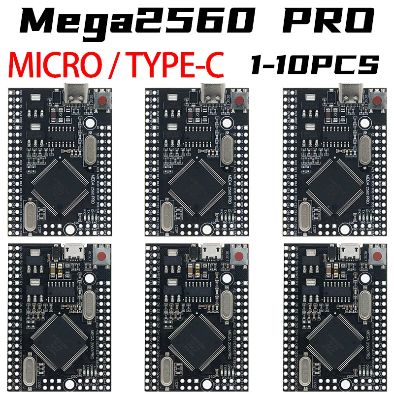 Mega2560-Mega-2560-PRO-MINI-5V-Embed-CH340G-ATmega2560-16AU-MICRO-TYPE ...