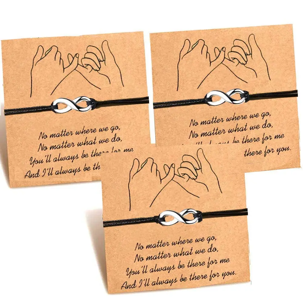 Infinity-Friendship-Bracelets-For-3-Pack-Matching-Best-Friends-Family ...