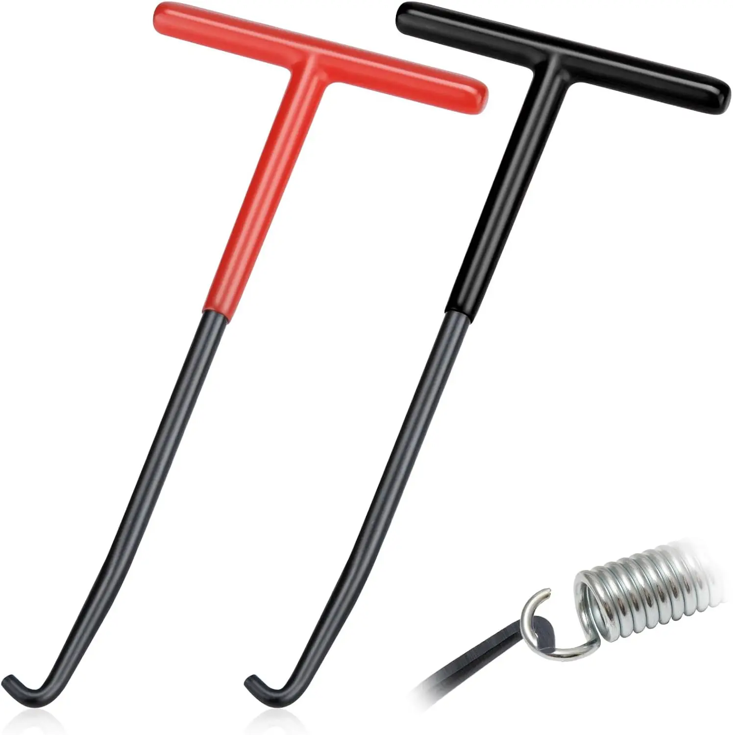 2PCS Exhaust Spring Puller Tool Motorcycle Exhaust Spring Hook T Shaped ...