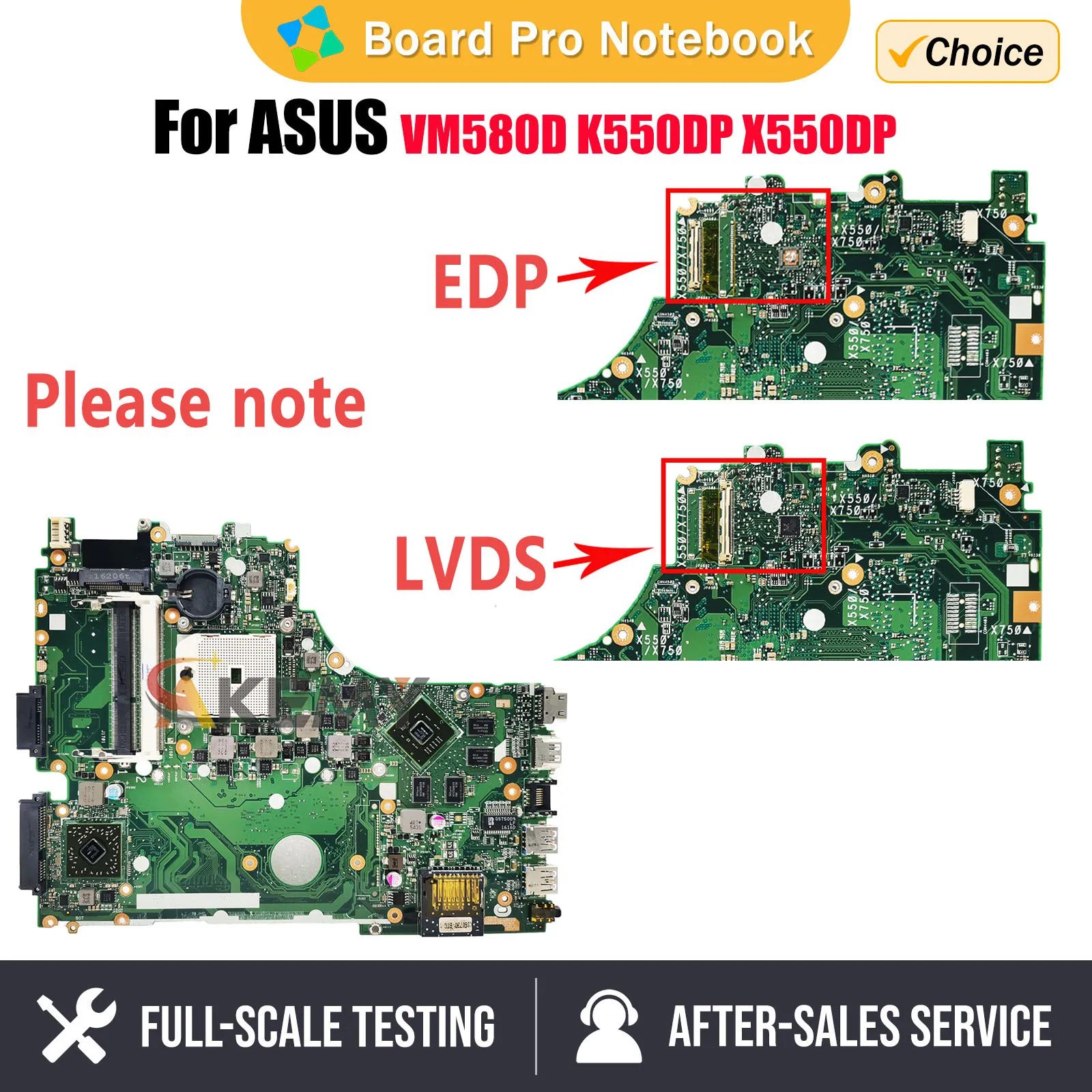 X550DP/X570DP Mainboard For ASUS X550D X750D X550DP X750DP A550D F550D ...