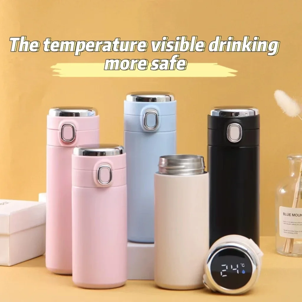 420ML-Smart-Digital-Thermos-Cup-Keep-Cold-and-Heat-Thermal-Water-Bottle-Temperature-Display ...