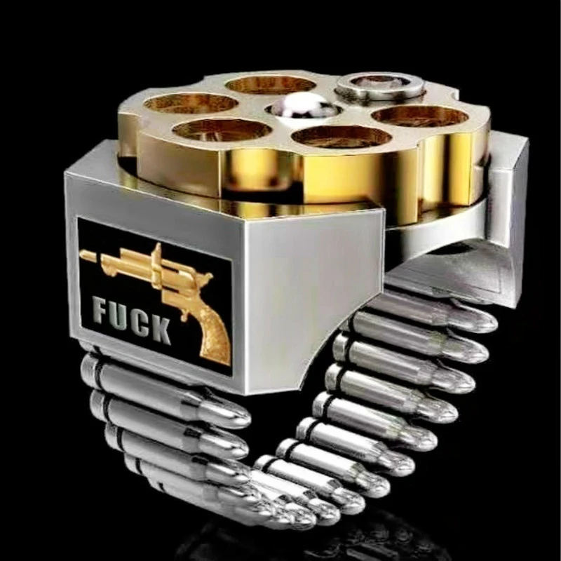 Revolver Russian Roulette | Russian Roulette Rings | Roulette Steampunk ...