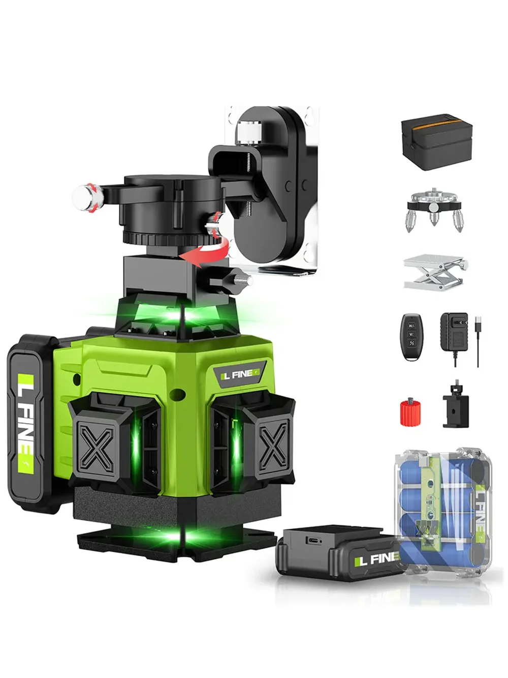 LFINE-Laser-Level-Self-Leveling-Horizontal-Vertical-Cross-Nivel-Laser ...