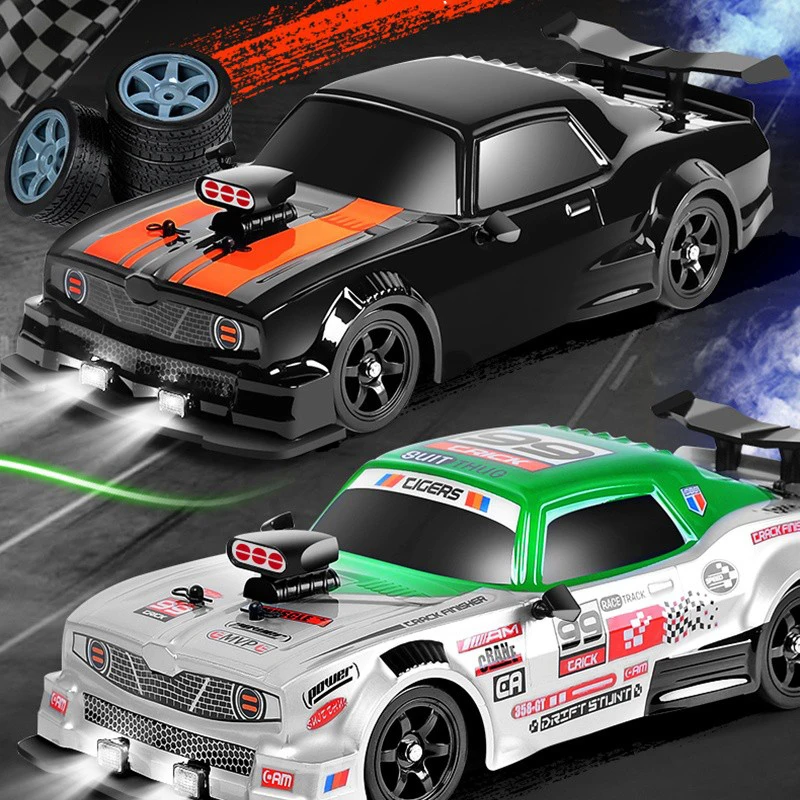 1/16 4WD Spray RC Drift Car 2.4G Remote Control Voiture Toys High Speed ...