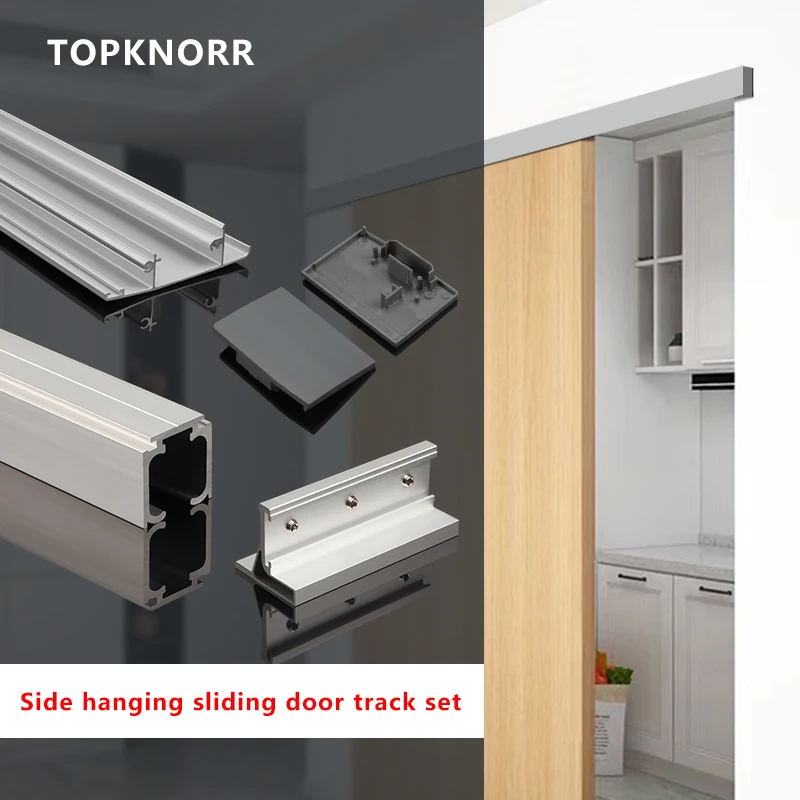 Side Mounting Sliding Door Rail Sliding Door Lifting Wheel Solid Wooden ...