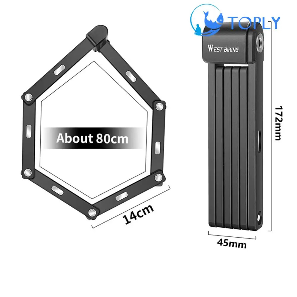 WEST-BIKING-Portable-Bike-Safety-Lock-Waterproof-Alloy-Steel-for-E-Bike ...