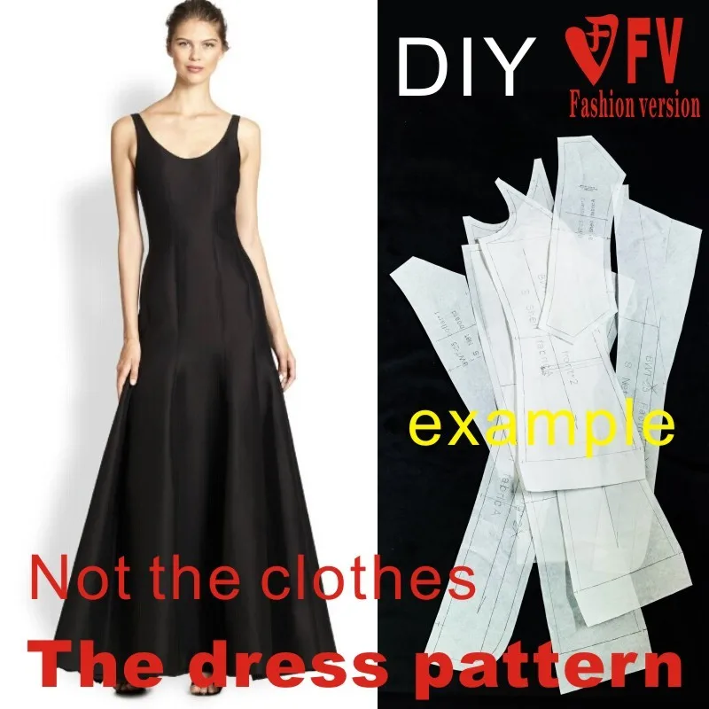 Bridesmaid Dress Pattern Template