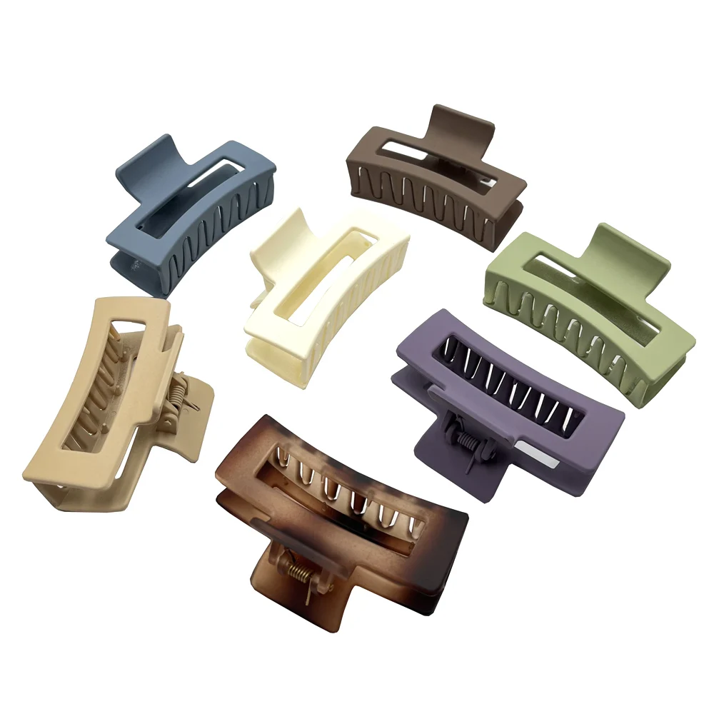 4pcs Hair Claw Clips Matte Wholesale Non-slip Large Hair Grab For Women ...