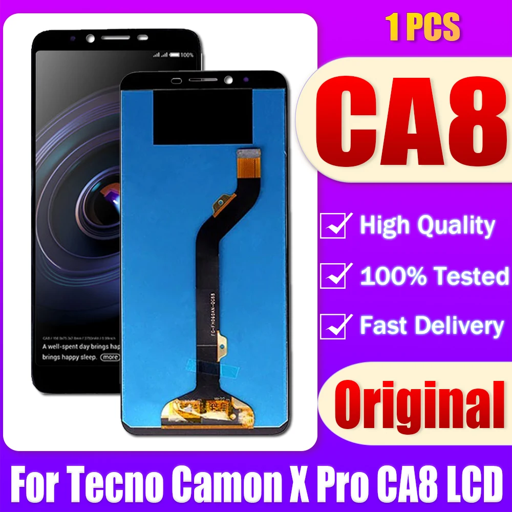 6-0-Origianl-For-Tecno-Camon-X-Pro-CA8-LCD-Touch-Screen-Digitizer ...