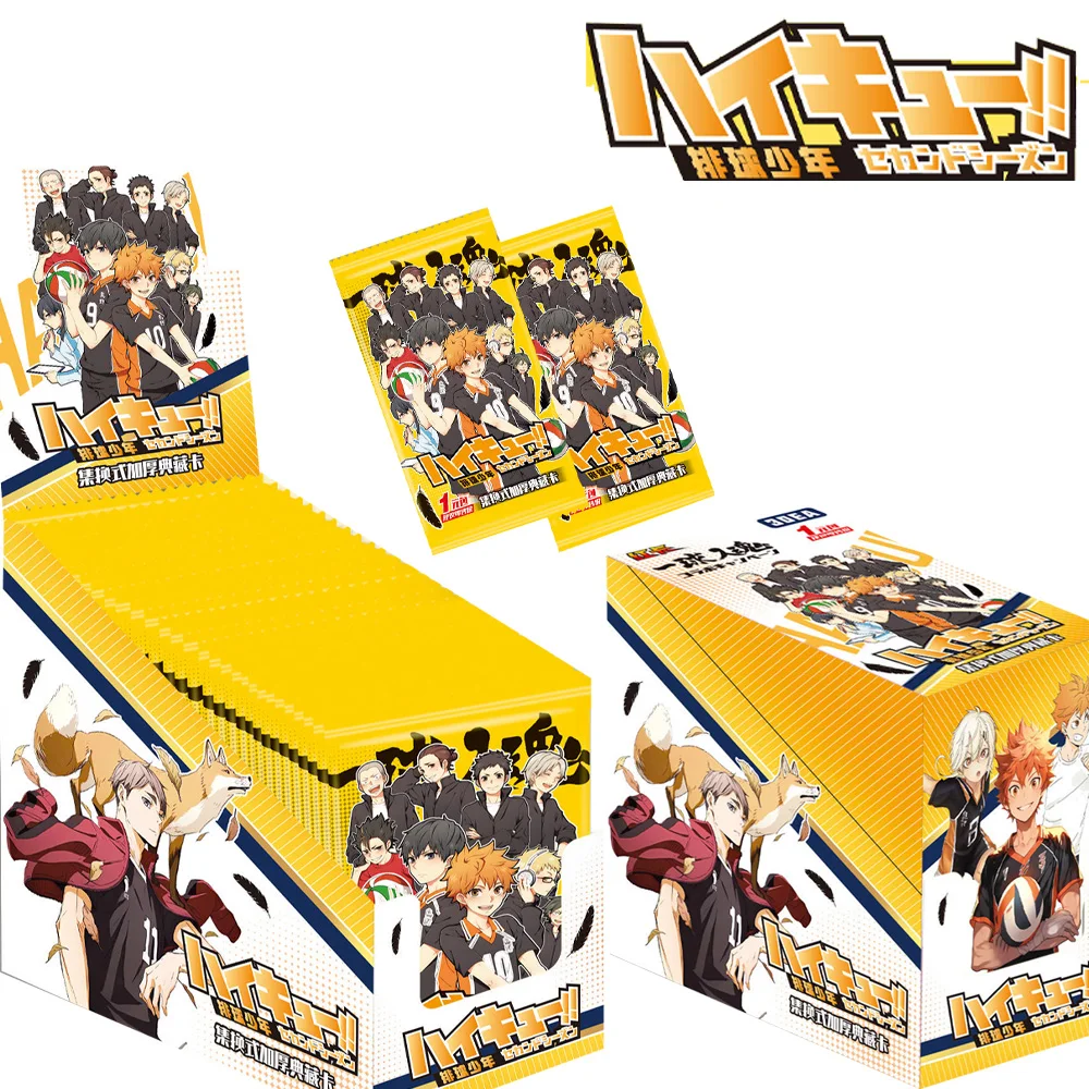 Newest-Haikyuu-cards-Whole-box-unopened-first-bullet-university ...