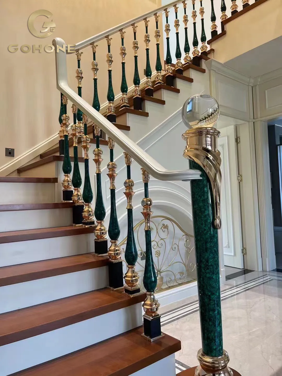 Customize Stair Barrier,Aluminum Art Stair Handrail Guardrail Aluminum ...