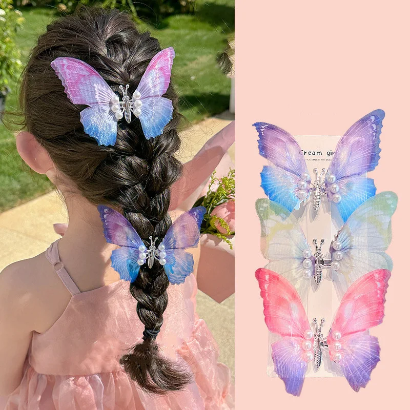 1PCS-New-Moving-Dreamlike-Butterfly-Baby-Hairpins-Cute-Girls-Hair-Clips ...